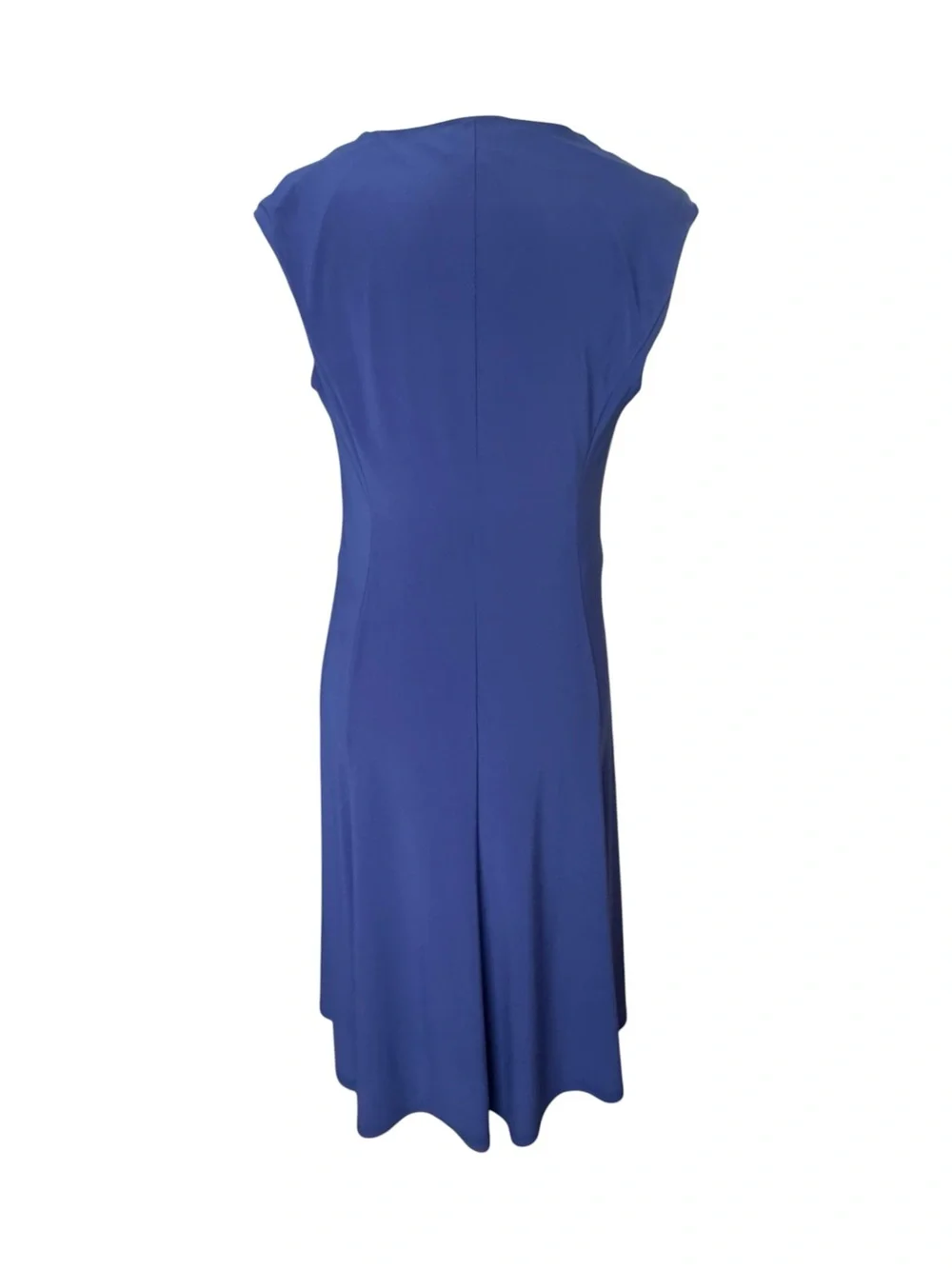 Kasper | Dresses | Kasper Sleeveless Wrapstyle Midi Dress In Royal Blue ...